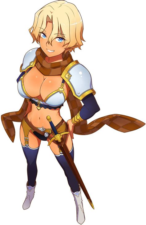 Safebooru 1girl Armor Artist Request Beltskirt Bikini Armor Blonde