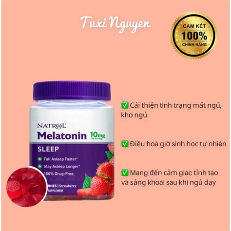 Gummies Natrol Melatonin Gummies 10mg Sleep Support Candy Shopee