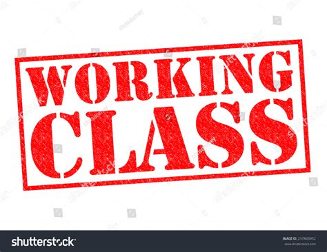 Working Class Red Rubber Stamp Over Stock Illustration 237843952