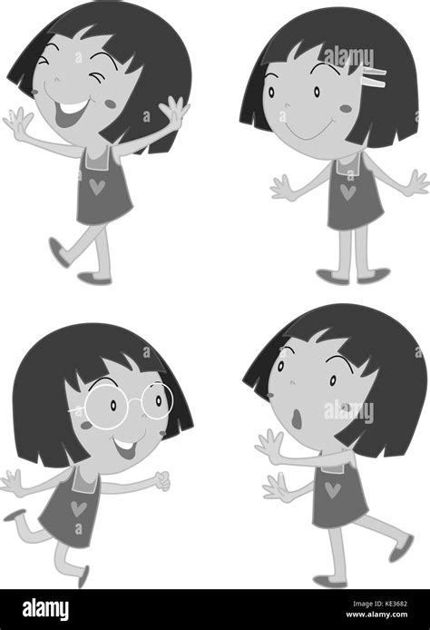 Short Hair Stock Vector Images Alamy