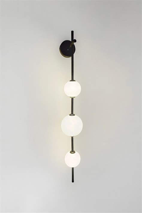 3 Globe Wall Sconce Black Wall Sconce Wall Light Decorative Wall Sconce White Globe Wall