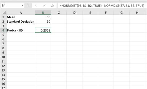 如何在 Excel 中计算正态分布概率 统计学