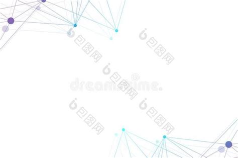 几何学的图解的背景分子和通讯大的数据图片 包图网企业站