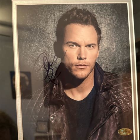 Art Chris Pratt Autographed Picture With Coa Poshmark