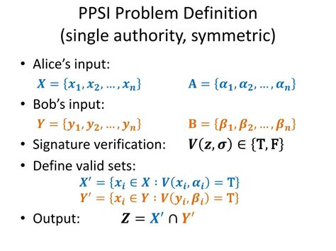 Ppt Policy Enhanced Private Set Intersection Sharing Information