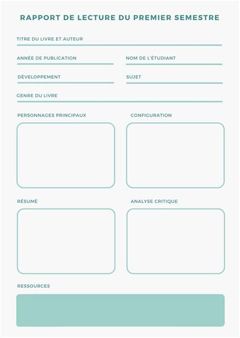 Bulletins Scolaire Les Plus Beaux Modèles Du Web Canva