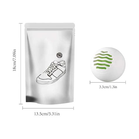 6 24pcs Shoe Cabinet Deodorant Balls Odor Eliminator Wardrobe Moisture