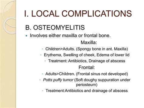 Complications Of Sinusitis Pptx Ear Nose And Throat Conditions