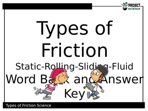 Types Of Friction Static Rolling Sliding Fluid Science Doodles