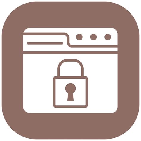 Premium Vector Browser Security Vector Illustration Style