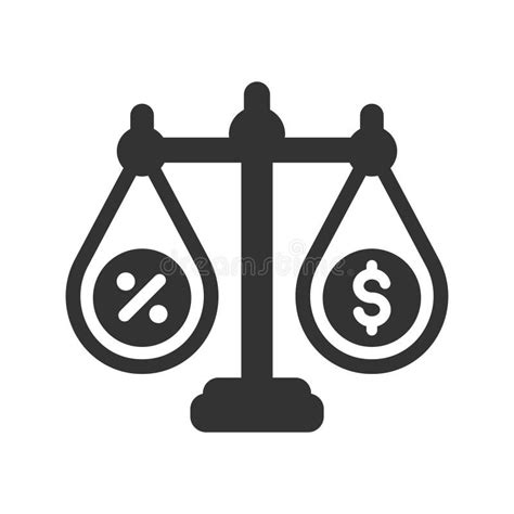 Dept Rate Icon Stock Vector Illustration Of Percentage 272389774