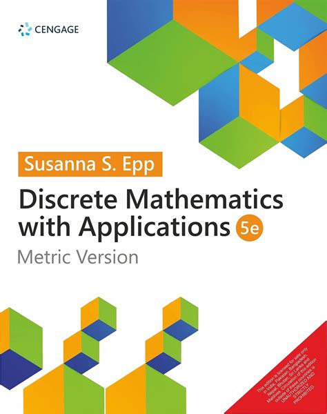 Discrete Mathematics With Applications By Susanna S Epp 2019 Hardcover For Sale Online Ebay