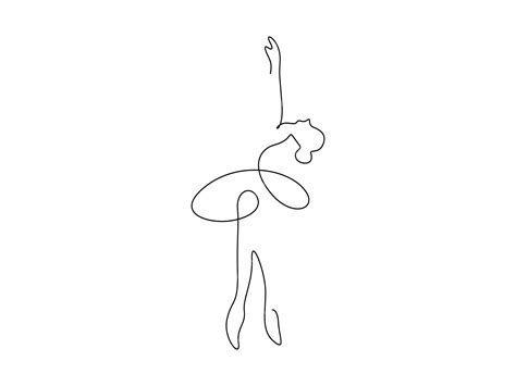 Premium Vector Continuous One Line Drawing Of Woman Beauty Ballet