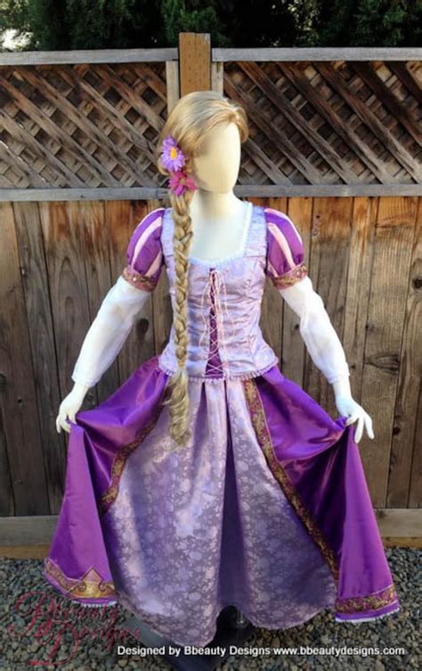 Rapunzel Tangled Romantic Version Adult Custom Costume In Your Etsy