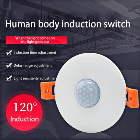 Pcs V Human Body Infrared Sensor Switch Embedded Concealed