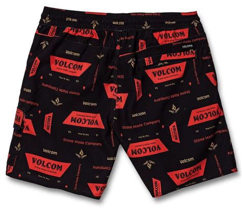 Koupací šortky Volcom True Volley Black Boardmania Cz
