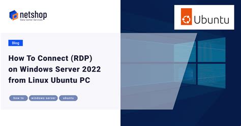How To Connect Rdp On Windows Server From Linux Ubuntu Pc