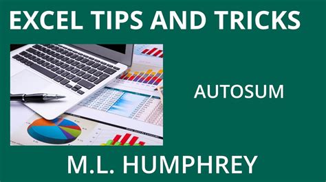 Excel Tips And Tricks 12 Autosum Youtube
