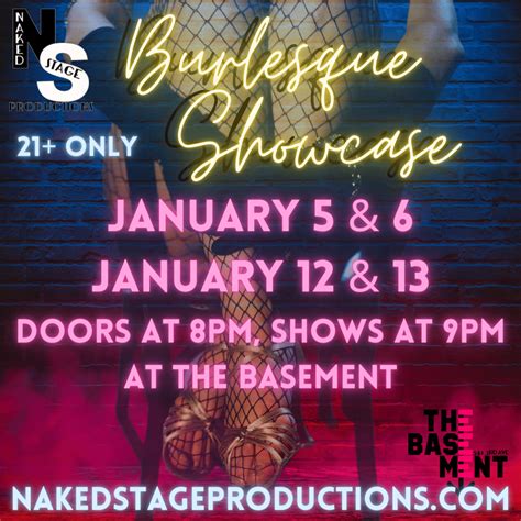 Burlesque Showcase Naked Stage
