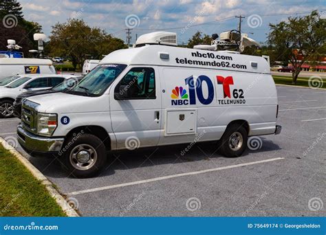 Nbc News 10 Truck Editorial Stock Image Image Of Inside 75649174