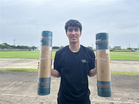 鈴鹿ポイントゲッターズ【公式】🏁 On Twitter 🟩差し入れ🟦 サポーターの方より、ヨガマットを頂きました 練習試合で使用する物品