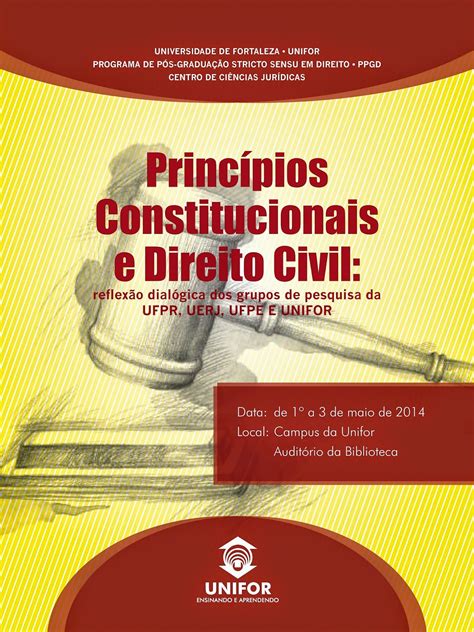 Direito Civil Princ Pios Constitucionais E Direito Civil Encontro