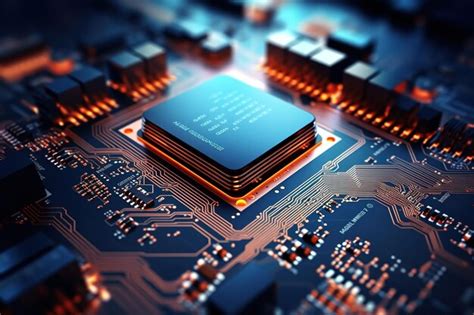 Premium Ai Image Closeup Hardware Background Of Motherboard Circuit Cpu Microchip Digital