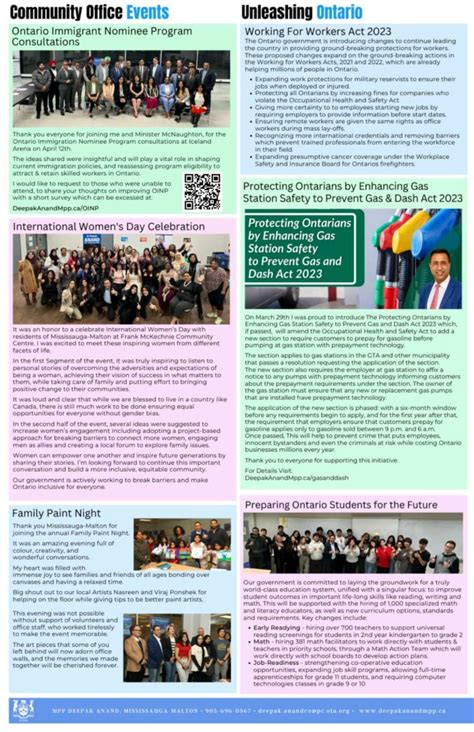 spring newsletter deepak anand mpp