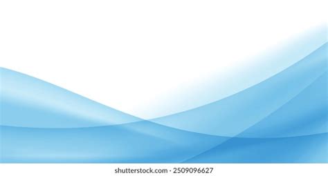 Blue Abstract Wave Transparency Background Modern Stock Vector Royalty