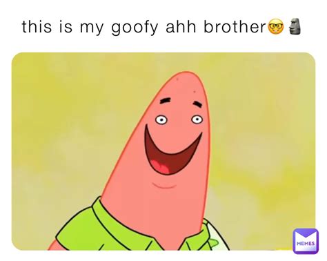 This Is My Goofy Ahh Brother🤓🗿 Yourlocalmemeguy8 Memes