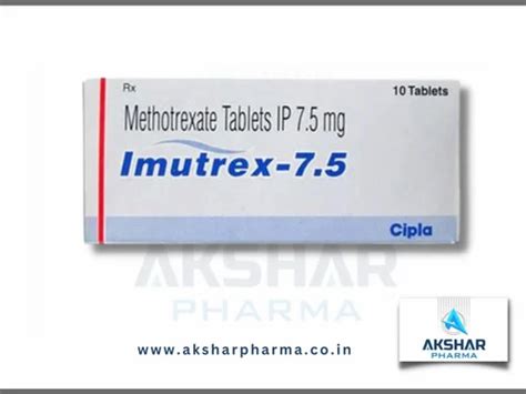Methotrexate Imutrex 75 Mg Tablet At ₹ 1199stripe Surat Id