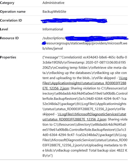 Azure How To Create App Service Backup Alerts For Failed Backups