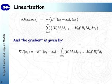 Ppt Assimilation Algorithms Tangent Linear And Adjoint Models