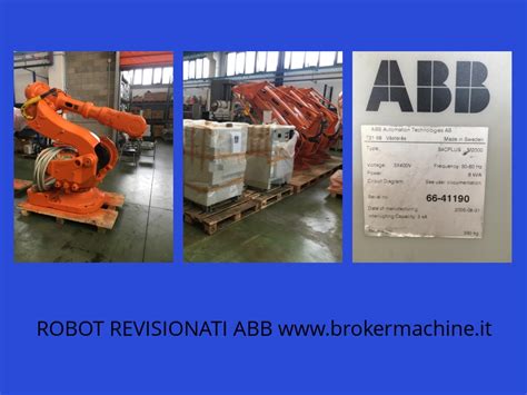 Robot Abb Irb6600 M2000 Revisionati Brokermachine Ricollocazione Di Beni Provenienti Da