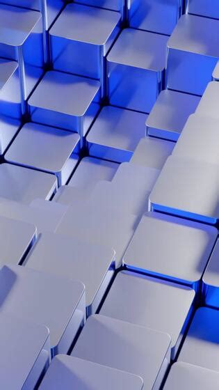 Abstract Surface Of Moving Cubes Design 3d Texture With Randomly