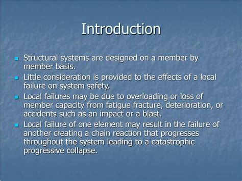 Ppt Reliability And Redundancy Analysis Of Structural Systems With