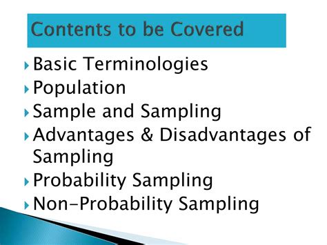 Sampling Its Types PPTX Science