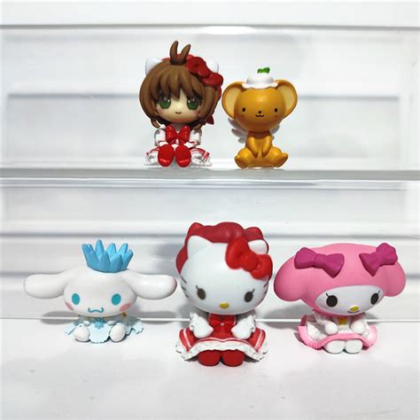 5pcsset Japan Anime Card Captor Sakura Kinomoto Sakura Hello Kitty