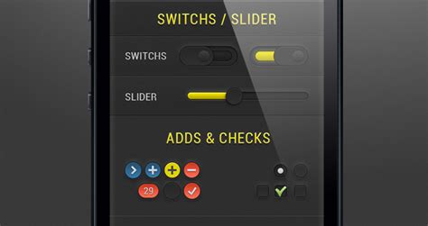 Pill IPhone App UI Kit Psd Mobile Apps Pixeden