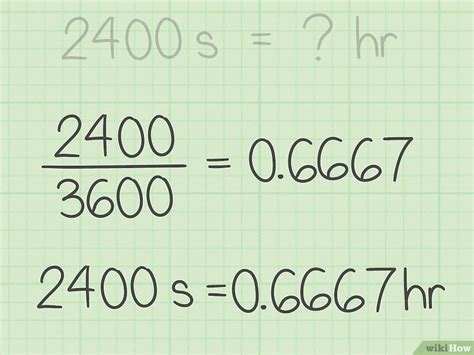How To Convert Seconds To Hours