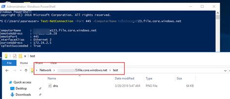 Azure File Shares Could Not Be Accessed Port Stack Overflow