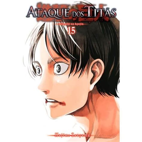 Livro Mangá Ataque Dos Titãs Volume 15 Panini