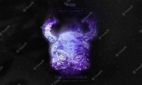Premium Psd 3d Editable Logo And Text Effect Style Mockup With Dark