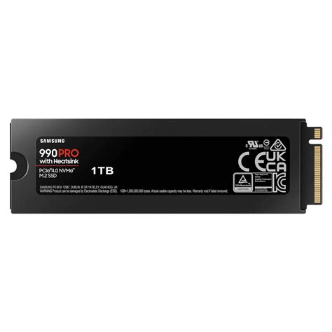 SAMSUNG 1TB 990 PRO with Heatsink M.2 PCIe M.2 2280 MZ-V9P1T0GW ...