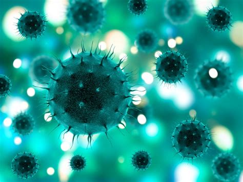 Fond Médical 3d Avec Des Cellules De Virus Abstraites Photo Gratuite