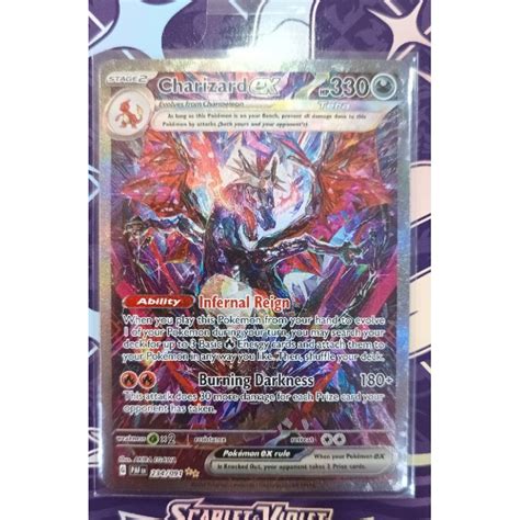 Pokemon Tcg Paldean Fates Charizard Ex Tera Shopee Malaysia