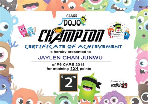 Welcome To Projectblogo Classdojo Champions 2018