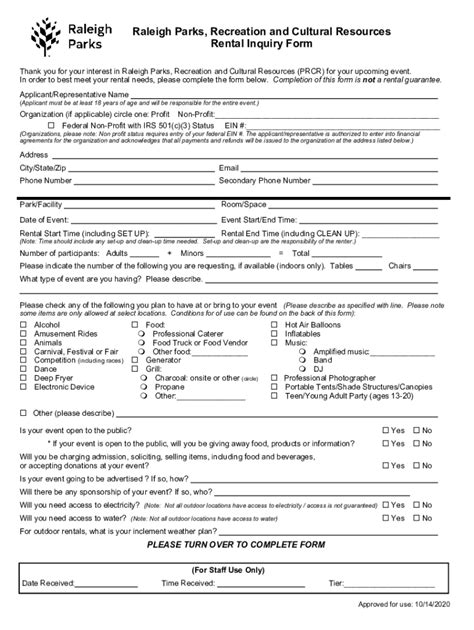 Fillable Online Facility Use Request Form Free Church Formsfree Event