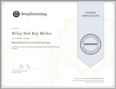coursera neuralnetwork deeplearning niloy deb roy