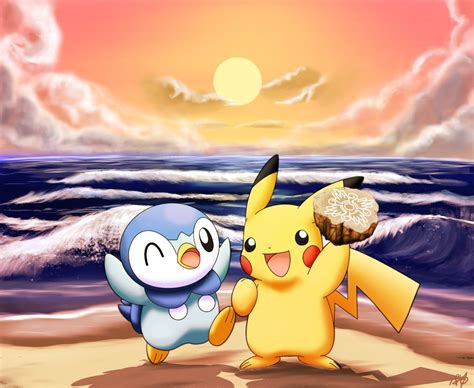 Pokemon Pikachu And Piplup